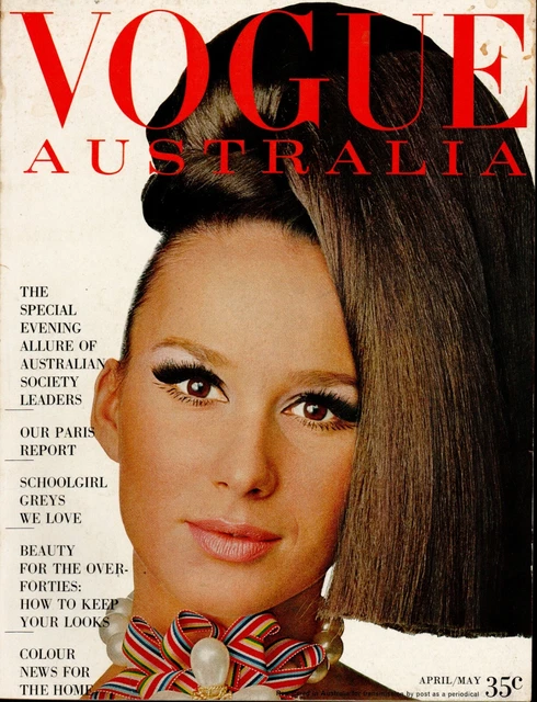VOGUE AUSTRALIA APRIL/MAY 1966 - Very Rare 1960s Women's Vintage ...