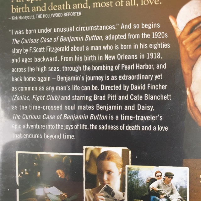 THE CURIOUS CASE Of Benjamin Button DVD, 2008, PAL Region 4, Drama ...