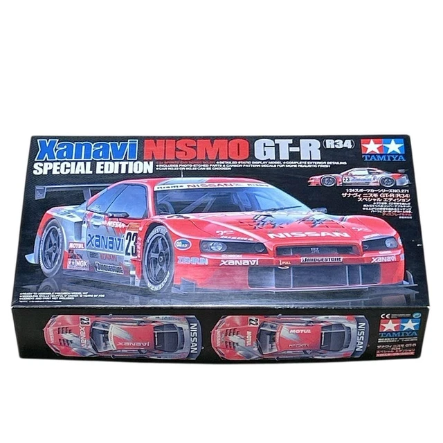RARE 1/24 XANAVI Nismo GT-R R34 SP Edition Model Kit Unassembled New £ ...
