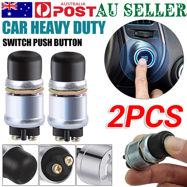 2PCS 12V CAR Heavy Duty Switch Push Button Ignition Track Engine Start ...