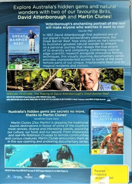 EXPLORE AUSTRALIA: GREAT BARRIER REEF+ISLANDS OF AUSTRALIA DVD TV ...