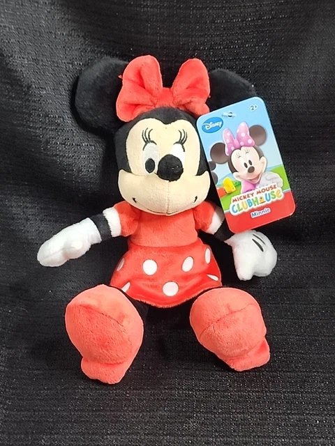 DISNEY MICKEY MOUSE Clubhouse Minnie Mouse Red Outfit 9" Soft Doll Toys ...