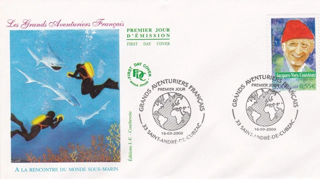 FRANCE 2000 FDC Great Raiders French yt 3346 $3.87 - PicClick AU