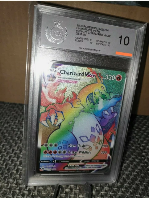 POKEMON CHAMPIONS PATH Charizard VMAX #074 PGS 10 GEM MINT (PSA/BGS/CGC ...