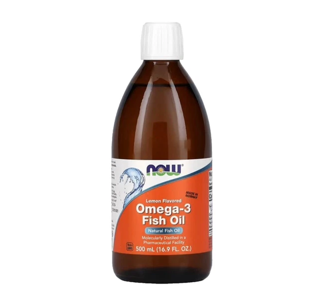 OMEGA-3 FISH OIL, Lemon, 16.9 fl oz (500 ml) £45.00 - PicClick UK