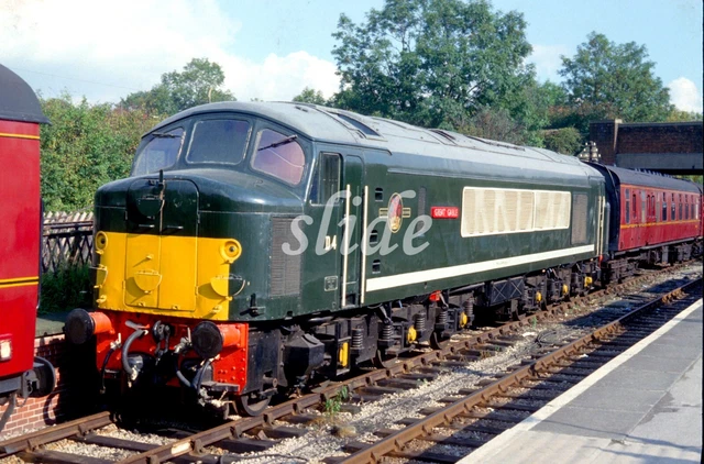 BRITISH RAILWAYS PEAK Diesel Locomotive D4 1986 Original Slide ...
