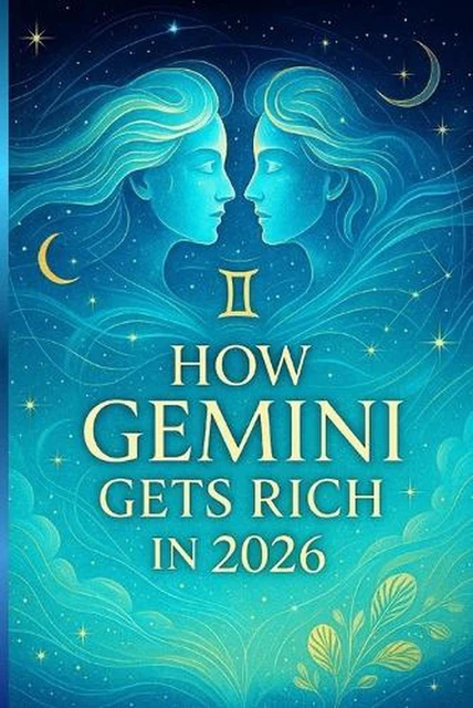 HOW GEMINI GETS Rich in 2026: An Astrological Guide to Creative Prosperity and M £21.98 ...