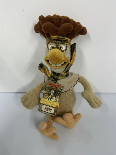 MAC CHICKEN RUN Dreamworks Plush Toy Approx 10” inch NEW With Tag £14. ...