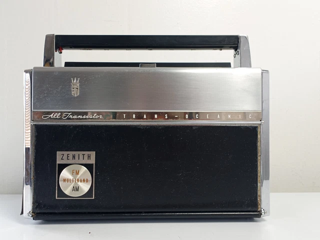 VINTAGE ZENITH Royal 3000-1 Trans-Oceanic Transistor Radio FM-AM ...