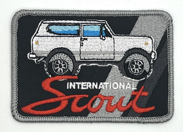 INTERNATIONAL SCOUT TRUCK Off-Road Iron On Patch Vintage Style Retro ...