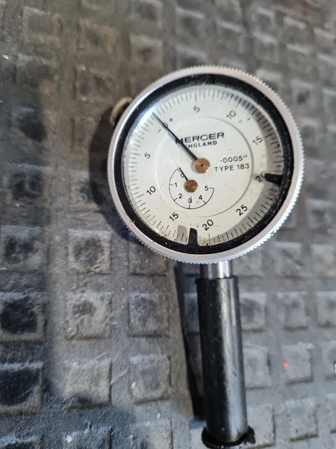 MERCER TYPE 183 Indicator Dial Test Indicator, DTI, 0.0005" [D4B] £25. ...