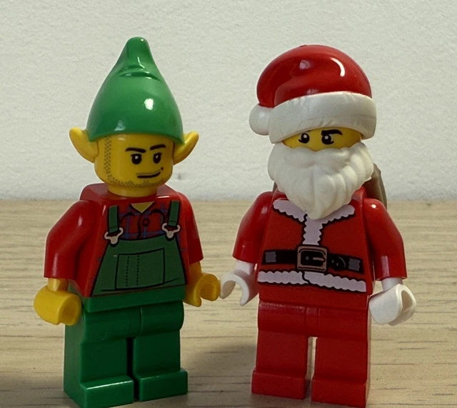 LEGO MINIFIGURES SANTA and Elf Father Christmas Bundle £8.65 - PicClick UK