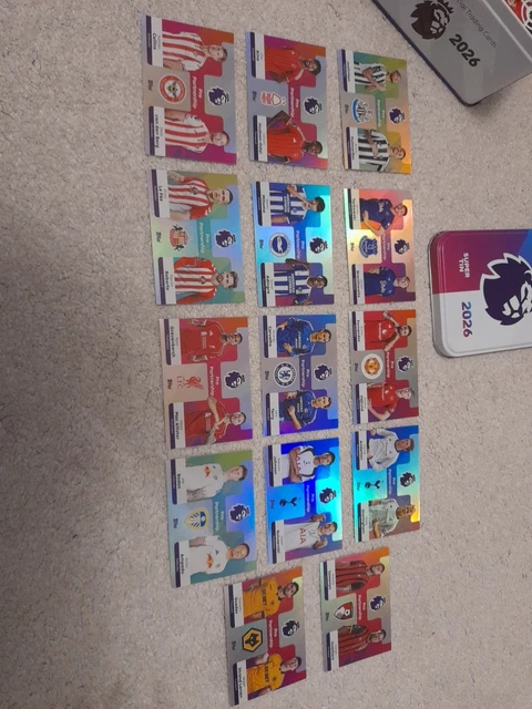 TOPPS PREMIER LEAGUE 2026 Pro Partnership 14 Card Bundle £0.99 ...