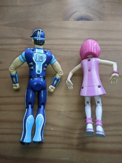LAZYTOWN SPORTACUS & Stephanie Articulated Figures Mattel 2004 £9.99 ...