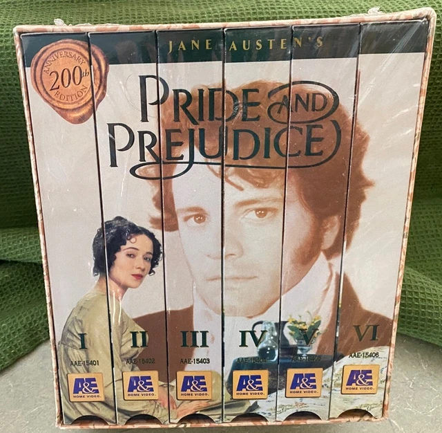 PRIDE AND PREJUDICE 6 VHS Tapes Box Set Factory Sealed £11.58 - PicClick UK