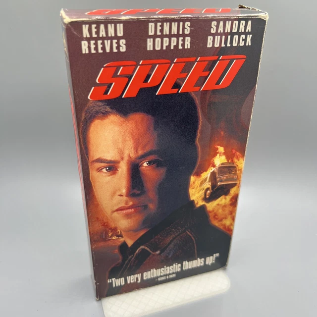 SPEED VHS TAPE 1994 Action / Thriller Keanu Reeves Sandra Bullock £12. ...