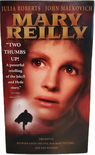 MARY REILLY (VHS, 1996, Closed Captioned) Julia Roberts, John Malkovich, Evil $9.99 - PicClick CA