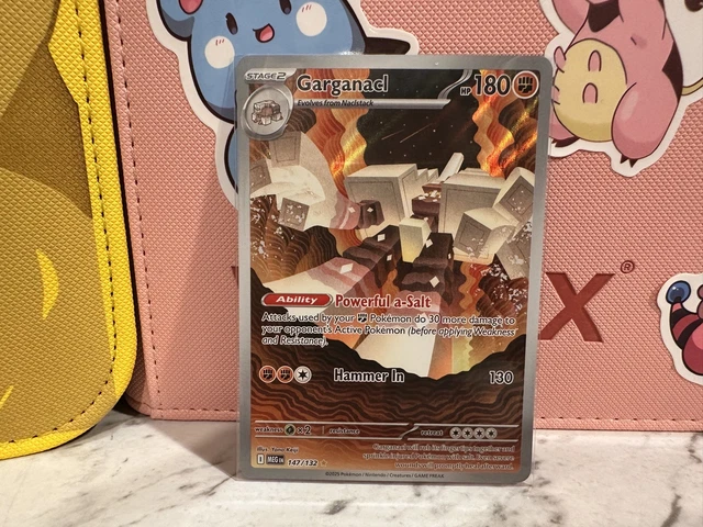 POKÉMON TCG MEGA Evolution Garganacl 147/132 Illustration Rare £2.75 - PicClick UK