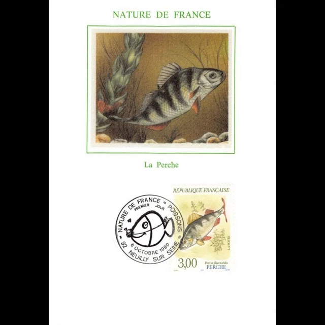 CARTE MAXIMUM V3 - Poisson - La perche - 6/10/1990 Neuilly sur seine ...