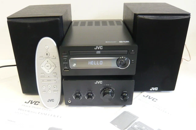 JVC UX-D750 MICRO Hi-Fi System with CD, USB, FM, DAB, Bluetooth and ...