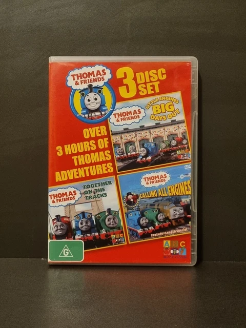 THOMAS AND FRIENDS 3 Disc Set DVD Region 4 PAL Calling All Engines 2008 ...