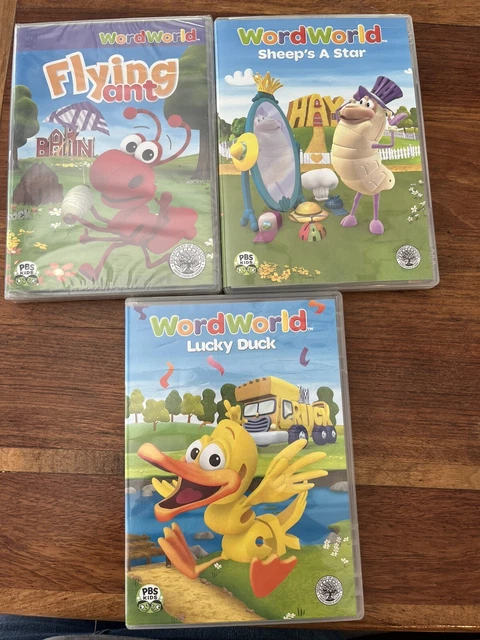 PBS WORD WORLD DVD Lot Flying Ant Sheep’s A Star Lucky Duck EUR 10,29 ...
