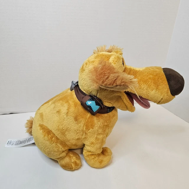 DISNEY PIXAR UP Dug Medium Plush Yellow Puppy Dog Stuffed Animal Toy £ ...