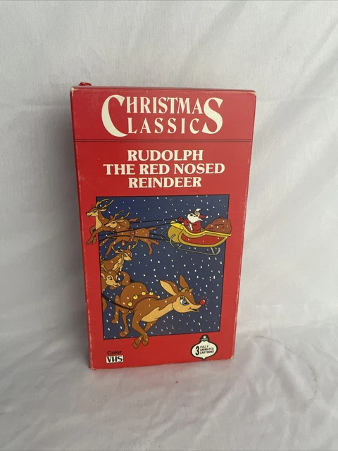 CHRISTMAS CLASSICS RUDOLPH The Red Nosed Reindeer VHS Vintage Video ...