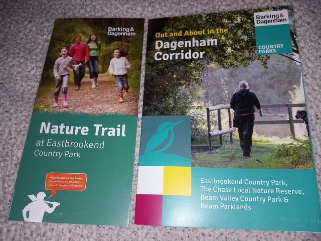 THE DAGENHAM CORRIDOR Map - London Country Parks Leaflets £2.99 ...
