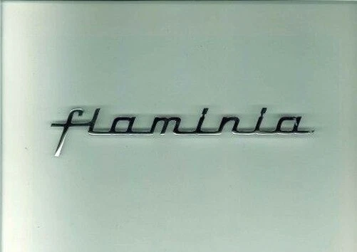 ORRNEMENT EMBLÈME ÉCRIT Flaminia pour Lancia 220mm Logo Badge Panneau ...
