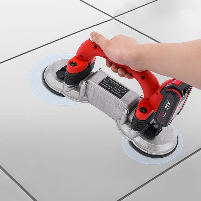 PROFESSIONAL ELECTRIC TILE Vibrator Suction Cup Tiling Tool Floor ...