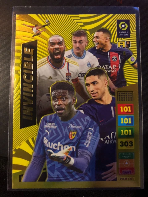 CARTE ADRENALYN LIGUE1 2023-2024, Invincible, sleeve, envoi soigné. EUR ...