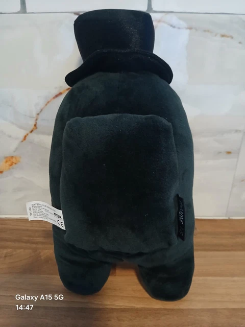 AMONG US 13& Black grey bird top hat soft plush toy new no tags £6.64 ...