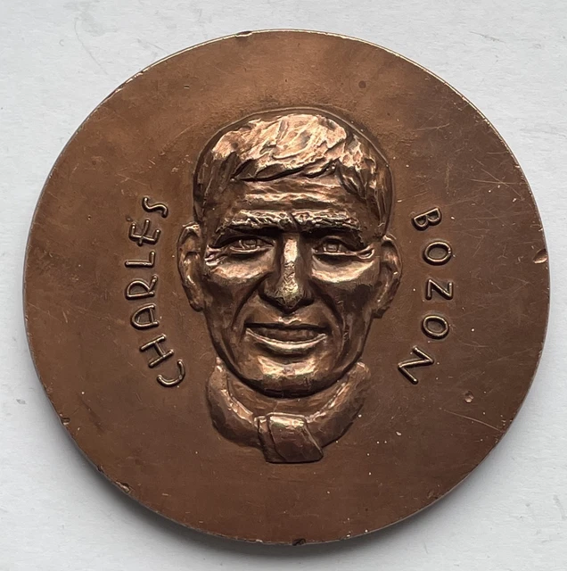 MÉDAILLE EN BRONZE E. Pellegrin année 1965 skieur alpin alpiniste ...