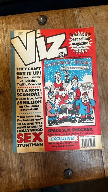 VIZ ISSUE 43 COMIC - original early 1990's comic - some ageing UK £8.00 ...