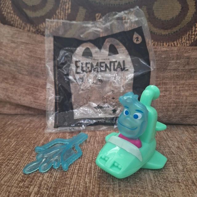 DISNEY PIXAR ELEMENTAL McDonalds Wade Ripple Car Happy Meal Toy US ...