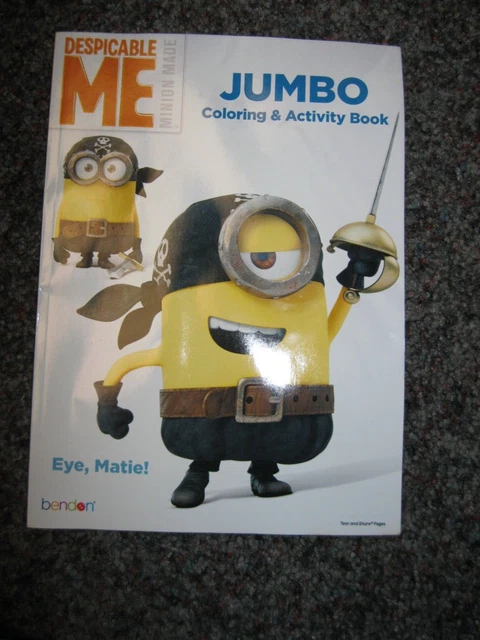 DESPICABLE ME MINIONS Coloring Book Jumbo Coloring & Activity Book ...