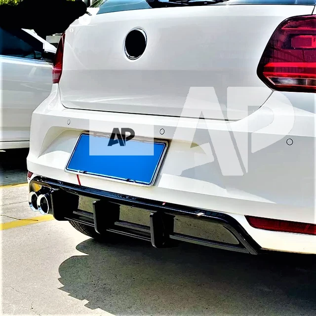VW VOLKSWAGEN POLO MK5 6C 'GTI Style' Rear Valance Diffuser Body Kit 2014-2017 EUR 119,70 ...