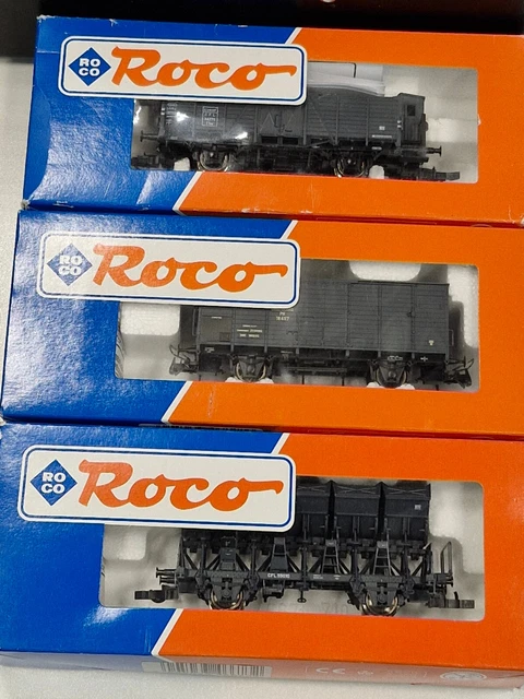 ROCO 47816 46828 46673 CFL 3 Güterwagen H0 1/87 EUR 66,00 - PicClick DE