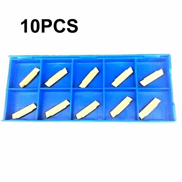 LOT DE 10 inserts en carbure de rainure de qualité professionnelle pour coupe-t EUR 9,70 ...