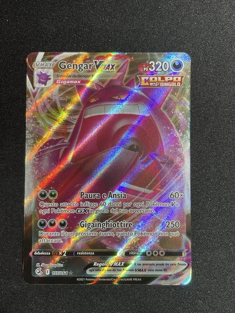 GENGAR VMAX 157/264 - Colpo Fusione ITA 🇮🇹- Spada E Scudo - Pokemon ...