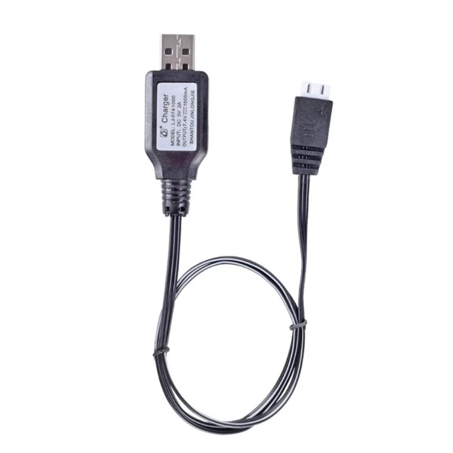 1000MA XH-3P REVERSE USB Charging Cable for Remote Contro Aircraft Toy ...
