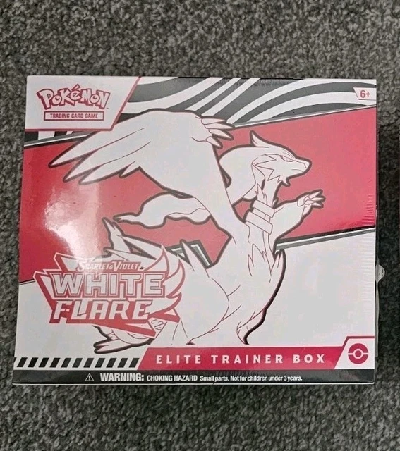 POKÉMON TCG WHITE Flare Elite Trainer Box £65.00 - PicClick UK