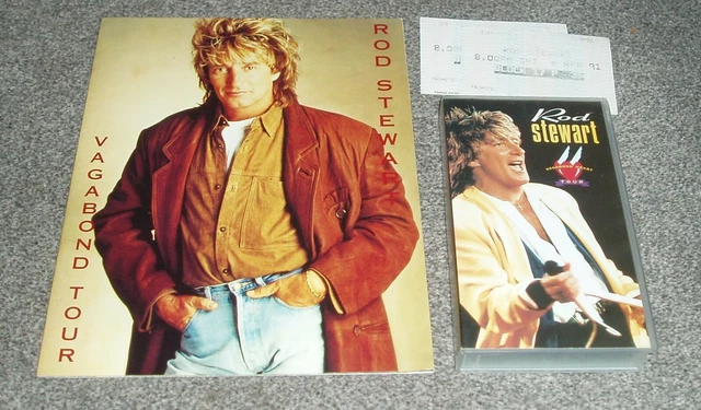 ROD STEWART - Vagabond Heart Tour Vhs Pal + Programme De Visite ...