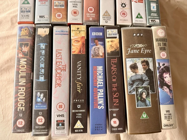 VHS TAPE BUNDLE 20 Pieces Includes Jane Eyre Double Tape Set VHS Video ...