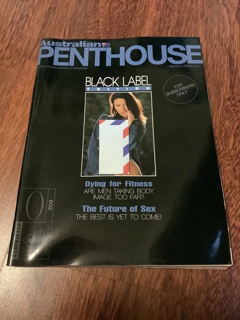 AUSTRALIAN PENTHOUSE BLACK Label Magazine Subscribers March 1997 $24.00 ...