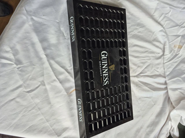VINTAGE ORIGINAL GUINNESS Bar Drip Tray Plastic 1759 Draught Good Used ...
