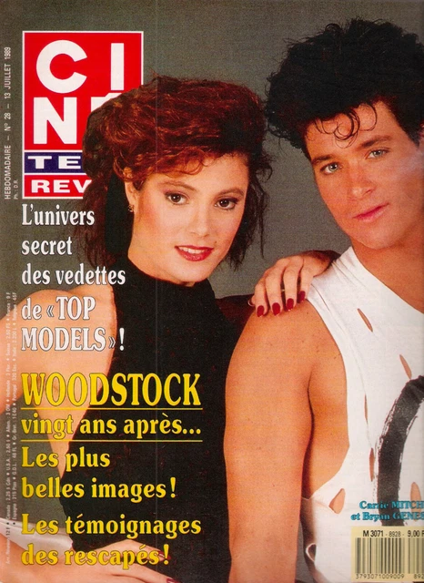 CINÉ TÉLÉ REVUE n° 28 (1989) - Carrie Mitchum - Bryan Genesse "Top ...