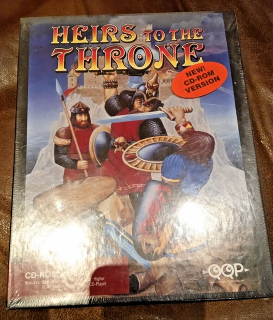PC IBM HEIRS To The Throne Big Box Ms-Dos Cd-Rom Gioco Per Computer ...