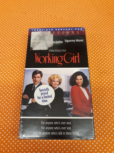 WORKING GIRL (NEW VHS, 1995) VCR CASSETTE TAPE, Harrison Ford, Melanie ...